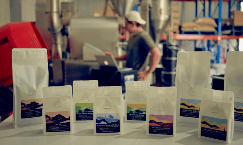 Light and Dark Roast Coffee | Monastery Coffee | Ordermentum | Ordermentum